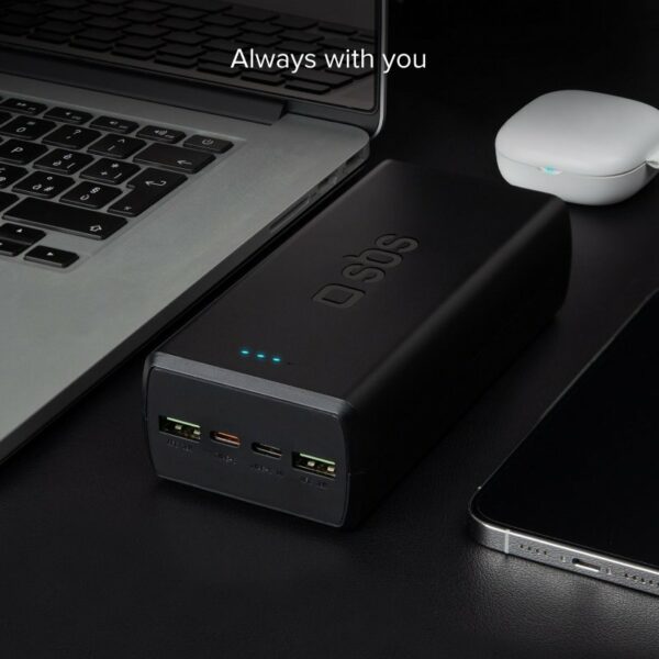 Powerbank SBS 30000mAh 2 ports USB-C et USB-A - infinytech-reunion