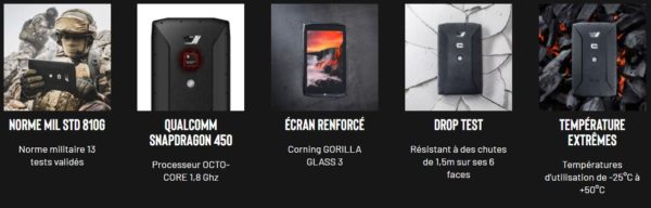 Tablette tactile CROSSCALL Core-T4 8" IP68 4G - infinytech-reunion