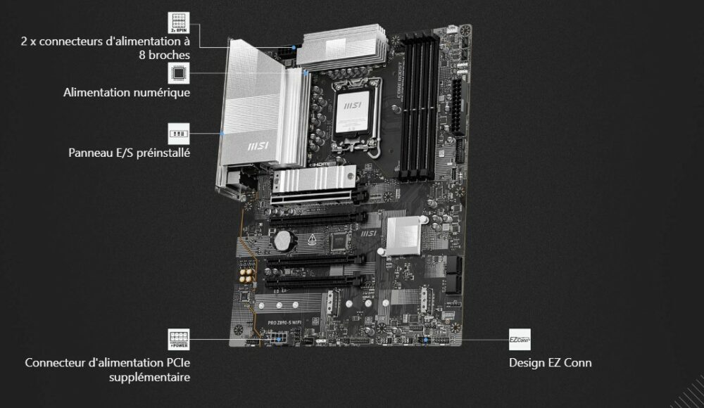 MSI Pro Z890-S Wi-Fi (ATX) - infinytech-reunion