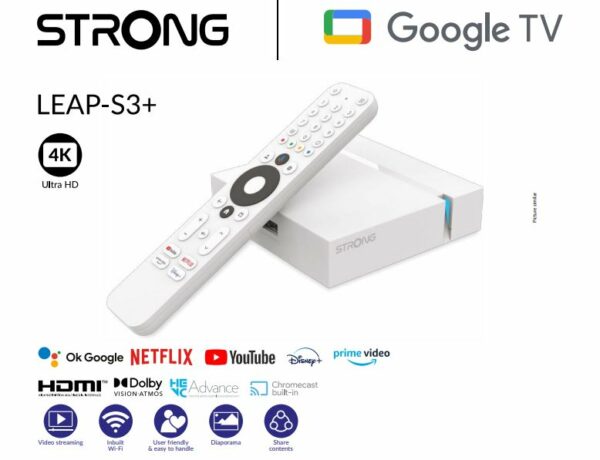 Box Android TV STRONG LEAP-S3+ - infinytech-reunion